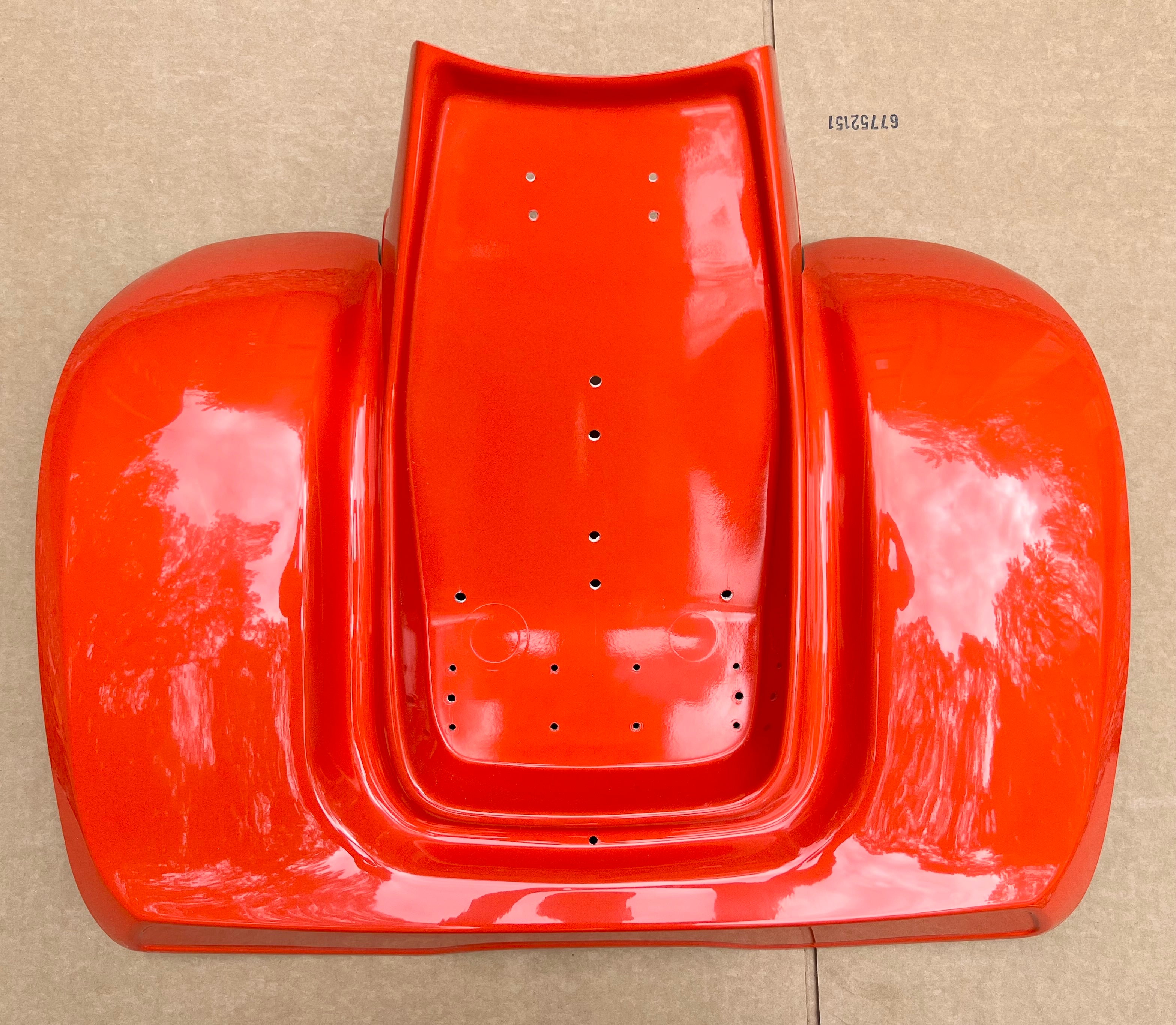 NEW rear fender for the 1974 Honda ATC90 in Daytona orange Fiberglass ...