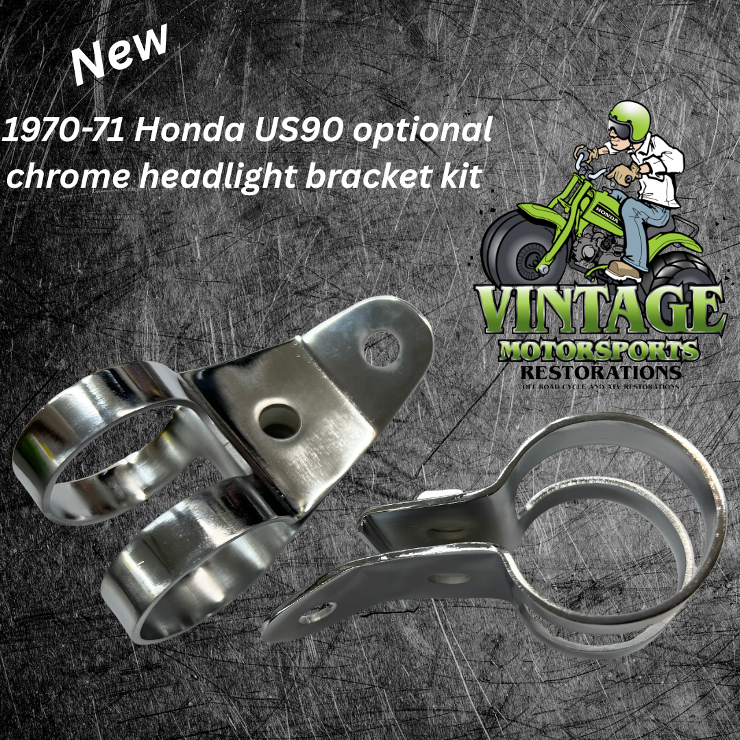 optional headlight mount kit 1970-71 Honda US90 – Vintage Motorsports
